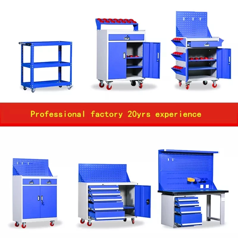 WORKSHOP TOOL CABINET with Wheel and Handle - Lemari Perkakas Bengkel