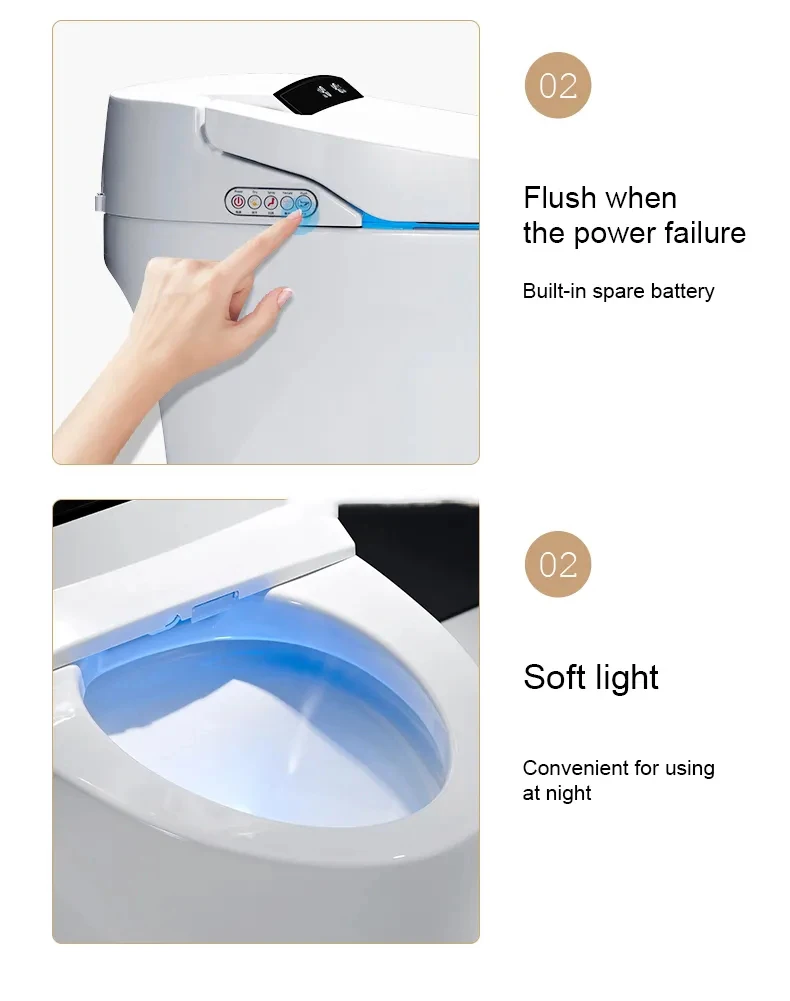 Smart Toilet - Intelligent Wc Commode with Automatic Flush