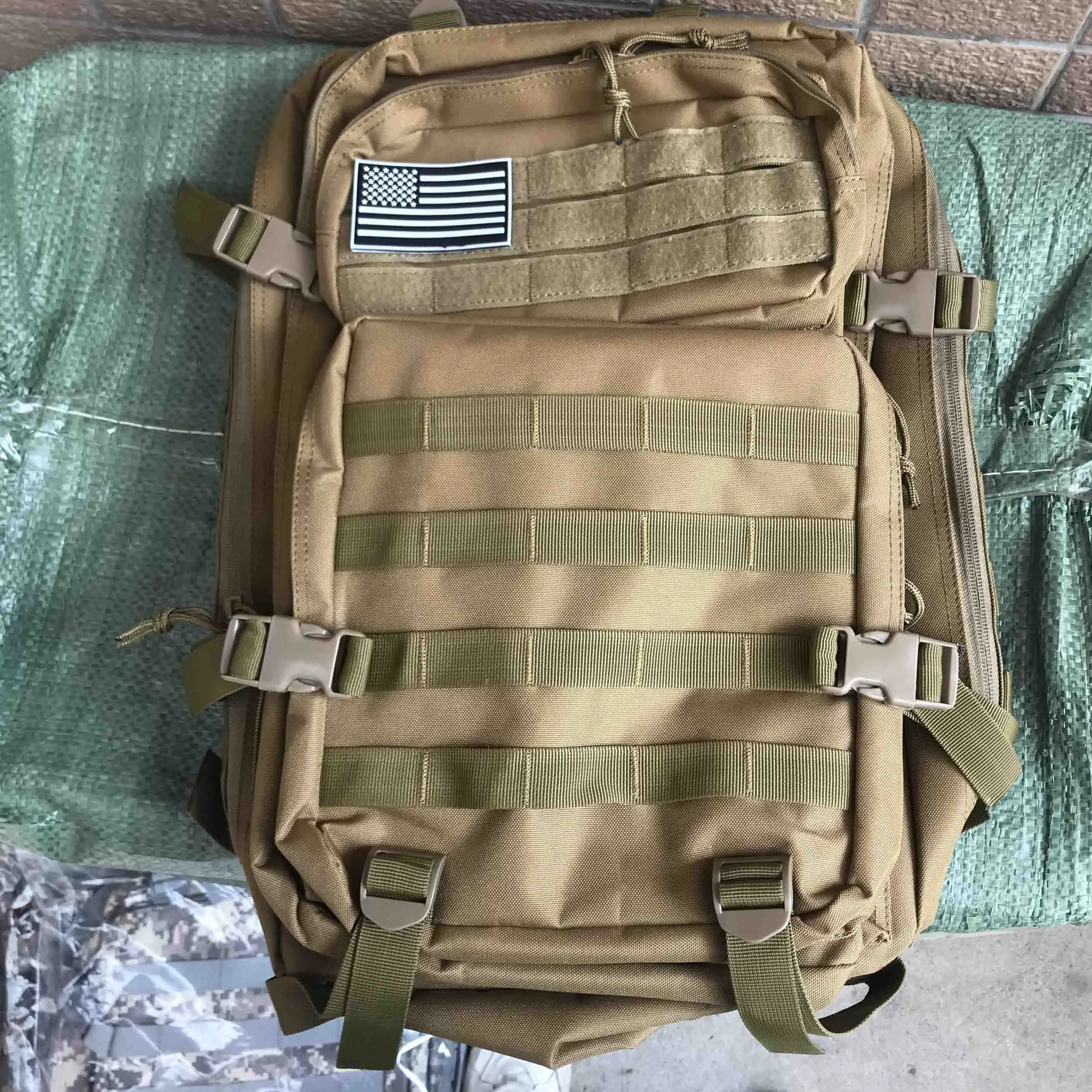 Molle Custom 40l 45l 50l Trekking 900d Riding Nylon Rucksack Backpack ...