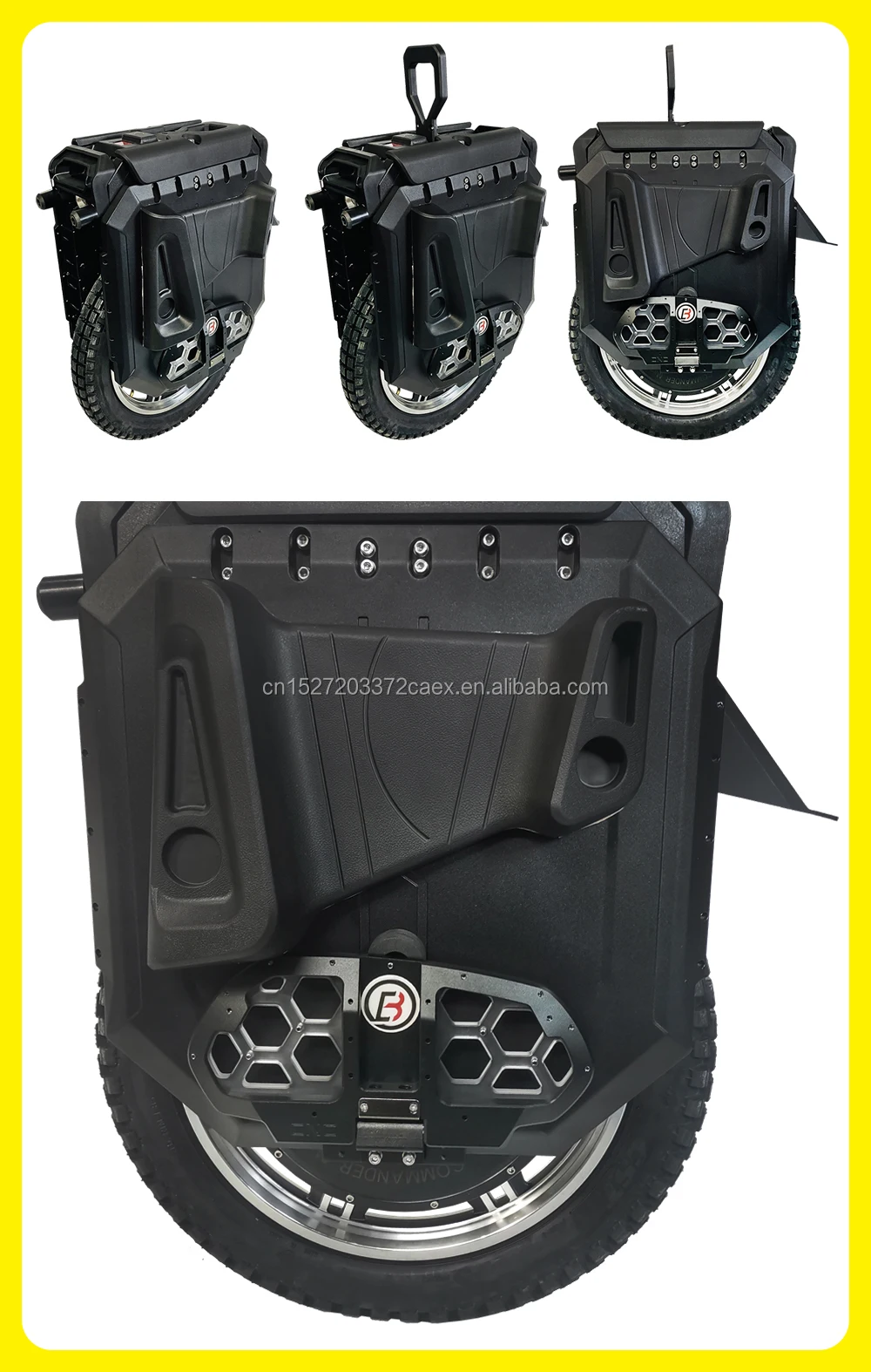 Begode Gotway Commander Pro 20" Electric Unicycle with Electric Pedals