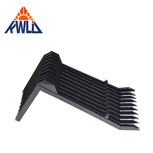 Cnc Plastic Accordion Linear Guide Rail Protection Slideway Cover ...