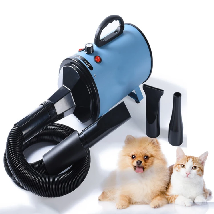 High Power 4 Nozzle Pet Hair Dryer Hair Blowing Artifact Water Blower ...