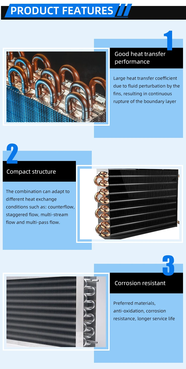 Refrigeration Part Beer Cooler Condenser for Individual Quick Freezing ...