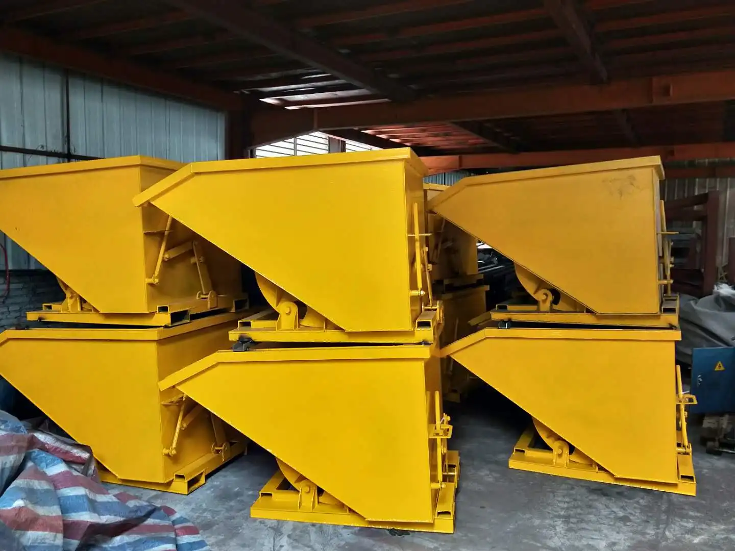 Drop Bottom Steen Afval Container Dumpster Afvalbak Roll Off Dumpster ...