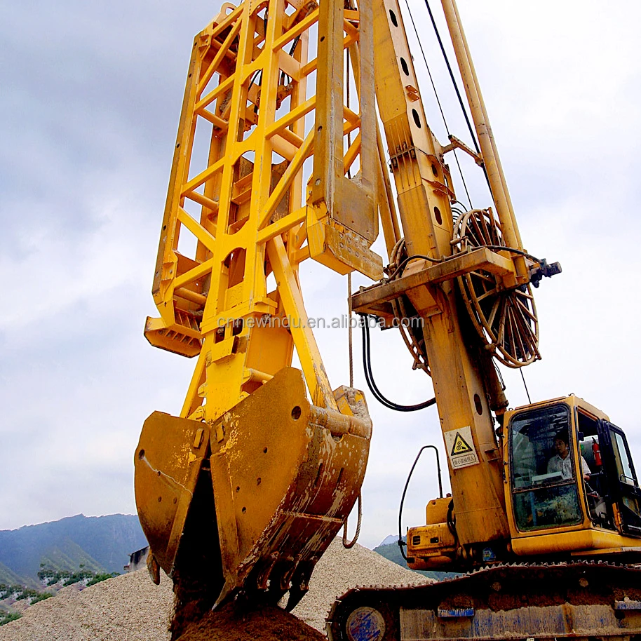 Continuous Diaphragm Wall Hydraulic Grab XG500E Crawler Type Trench ...