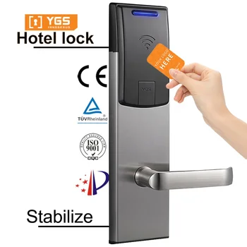 Ygs Smart Rfid Card Encoder Electronic Door Handle Lock Hotel Door ...