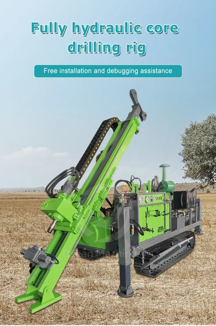 Ocean Mountain Full Hydraulic Drill Rig Rotary Portable Rock Core Drill ...