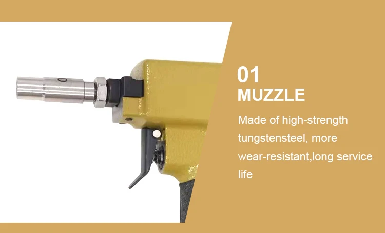 Push Pin Gun Penumatic Pushpin Nailer T1170 For Small Carpentry Ceiling ...