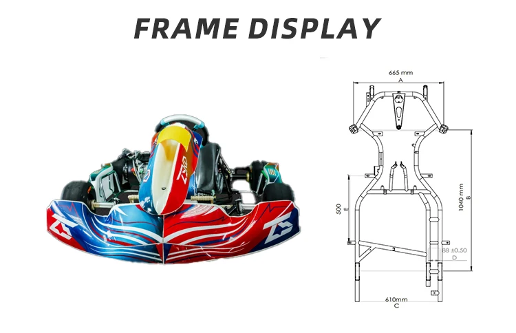 Zhuoyuan 140km/h Go Kart OK KF 125cc Petrol Racing Go Karting 125cc 2 ...