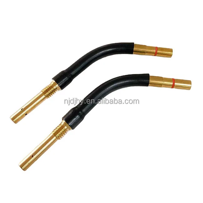 Swan Neck Of Mig Welding Gun Accessories For Pana/otc/tbi/fronius/binzel/tweco Type Copper Gas ...