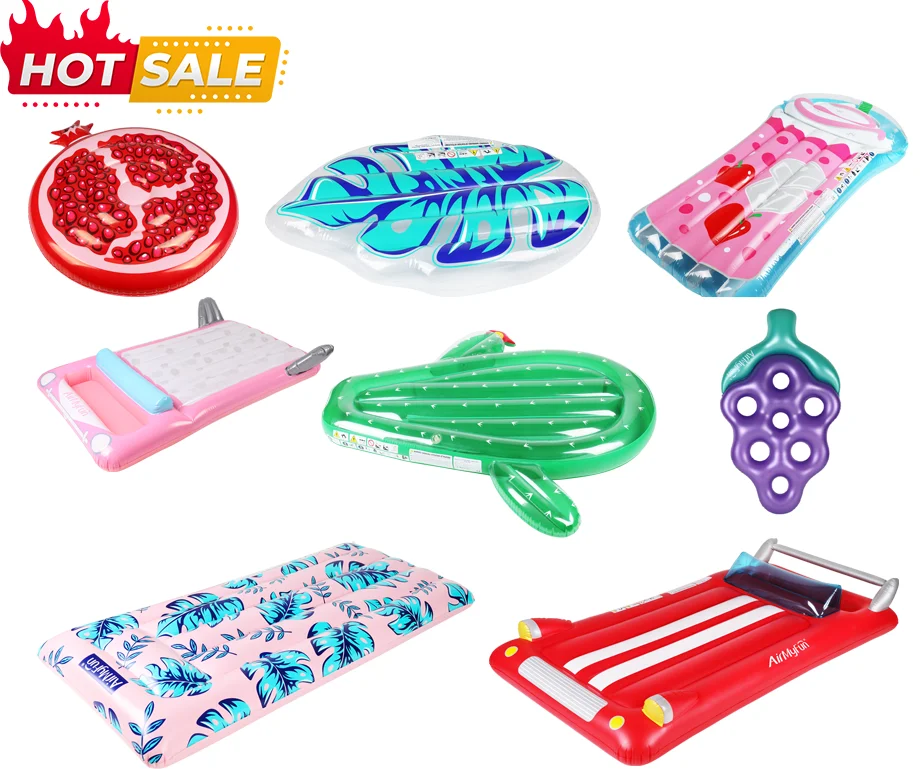 Children Water Toys Beach Lounger Mattress,Inflatable Pool Float Ride ...