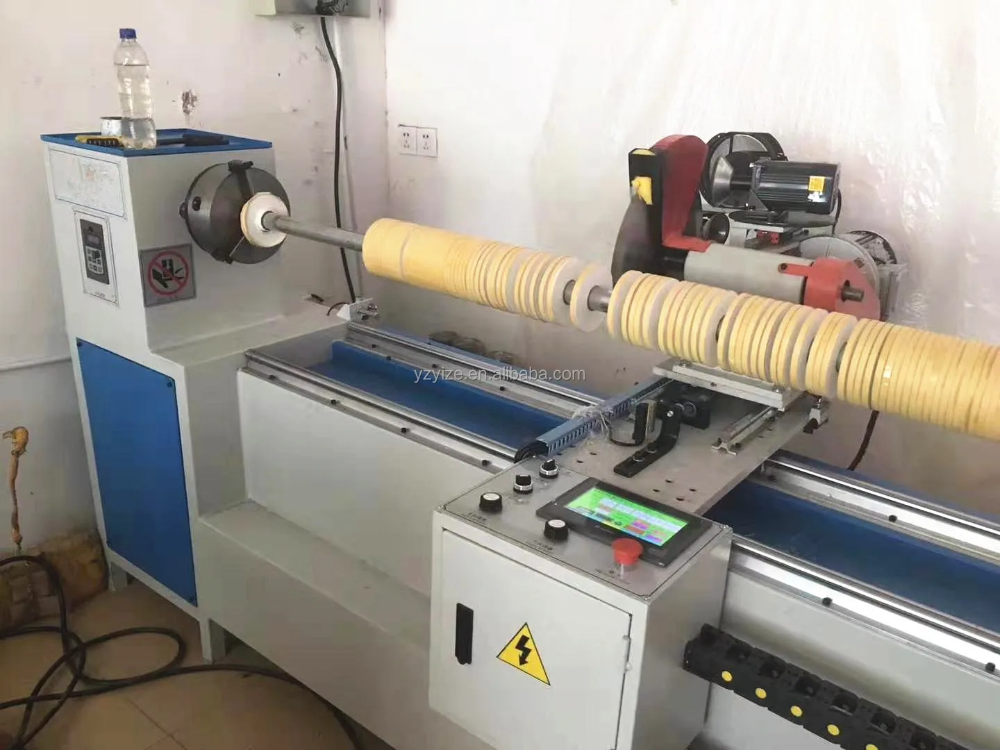Automatic Nonwoven Fabric Tape Pvc Film Cutting and Slitting Machine ...