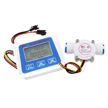 Flow Rate 0.3-6l/min 10mm Water Pipe Liquid Flow Totalizer Apartment ...