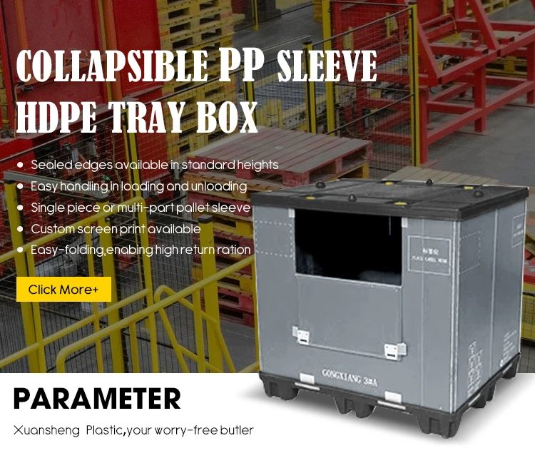 Folding Euro Industry Plastic Corrugated Pallet Pallet Sleeve Box - Buy ...