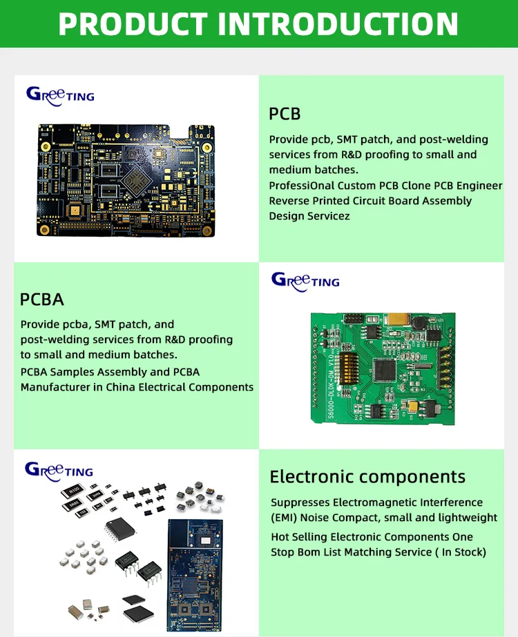 High Quality Oem Pcba Manufacturer Custom Keyboard Pcb Assembly Black ...