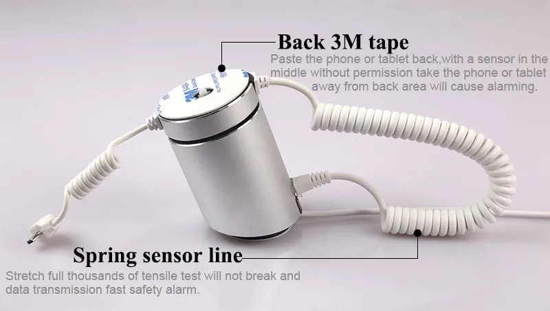Mobile Phone Security Display Stand Cable Lock Violent Destroyed Alarm ...