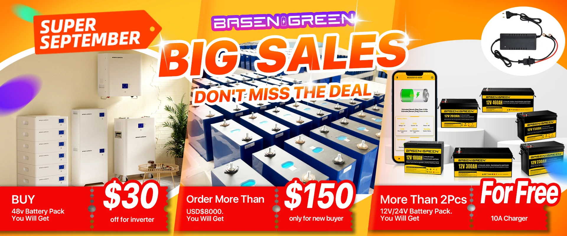 Basen Green 6000 Deep New Cycle 3.2v 150ah 280ah Lifepo4 Battery Akku ...