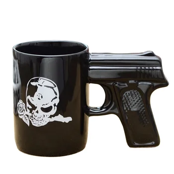 3d Gun Handle Mug Pistol Office Ceramic Coffee Milk Tea Mugs And Cups ...