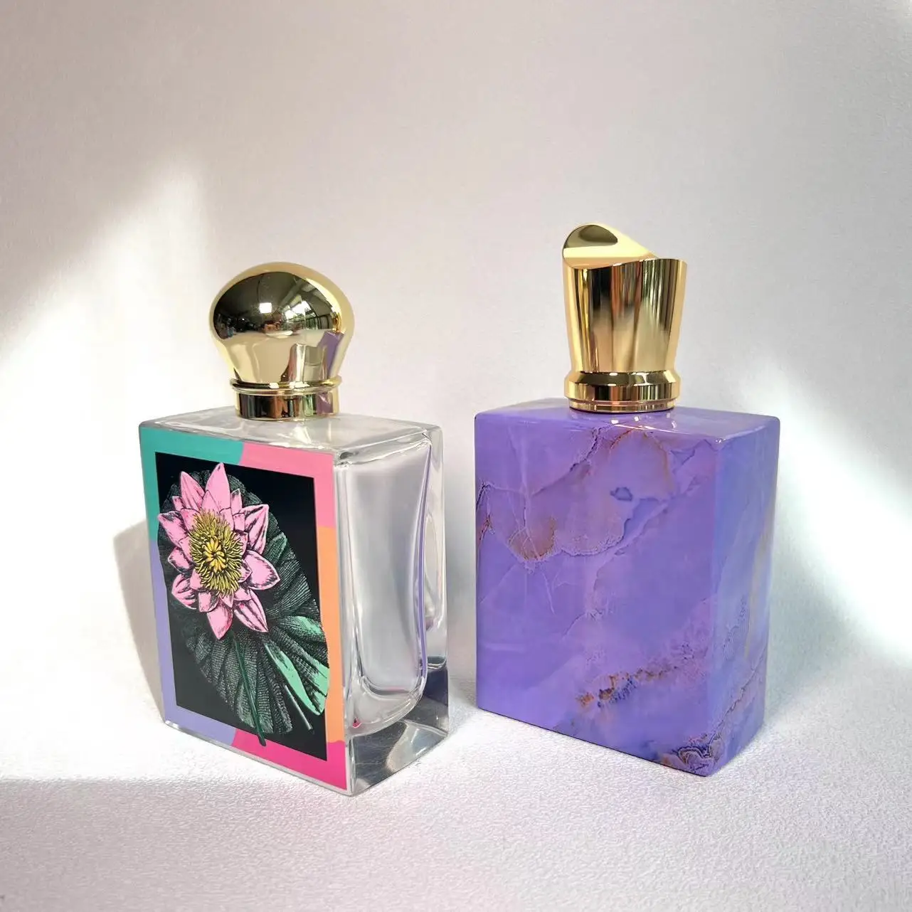 Luxury Round Glass Men Cologne Perfume Fragrance Bottle