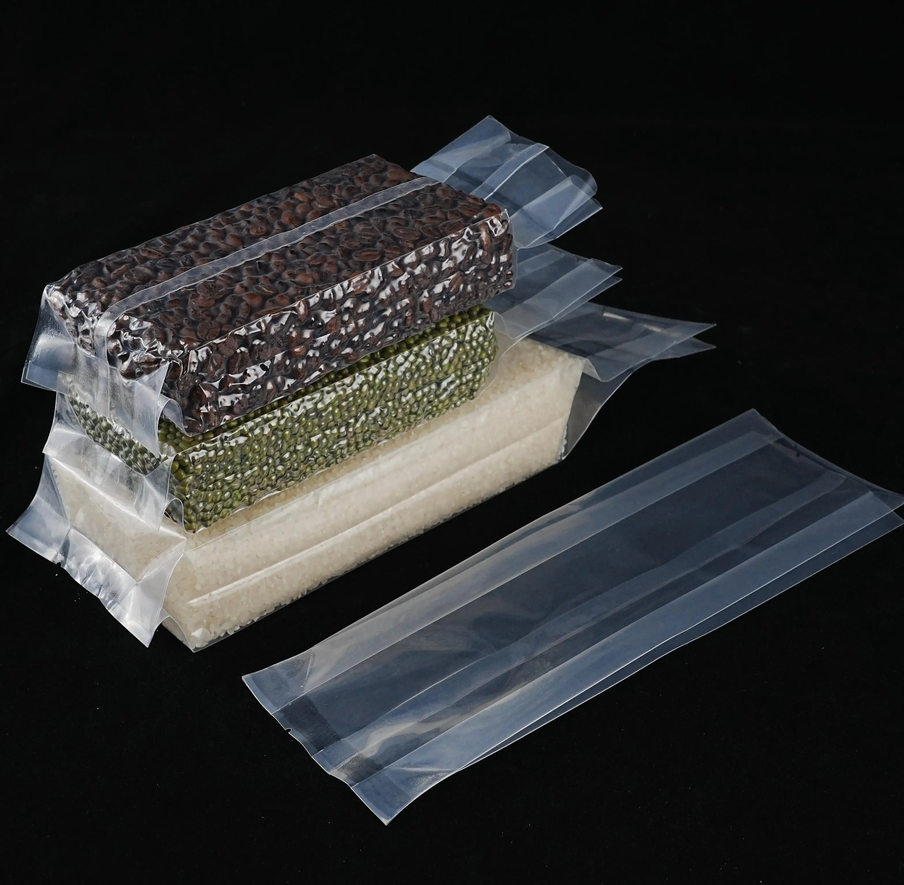 Transparent Heavy Duty 5kg Rice Brick Vacuum Packaging Bag Thickened ...