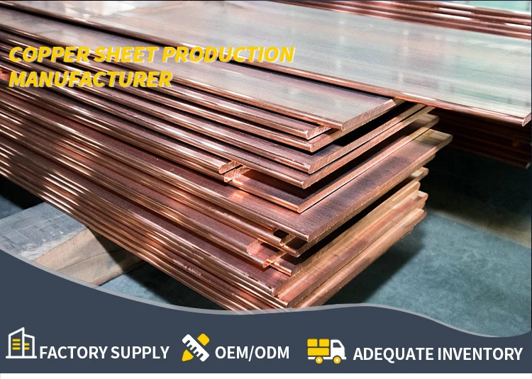 High Quality 99.99% Copper Cathode Pure Copper Sheet/plate 0.3mm-5 Mm ...