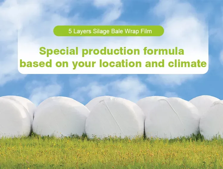 250mm 500mm 750mm UV Resistant Plastic Silage Stretch Film Silage Film Agriculture Silage ...