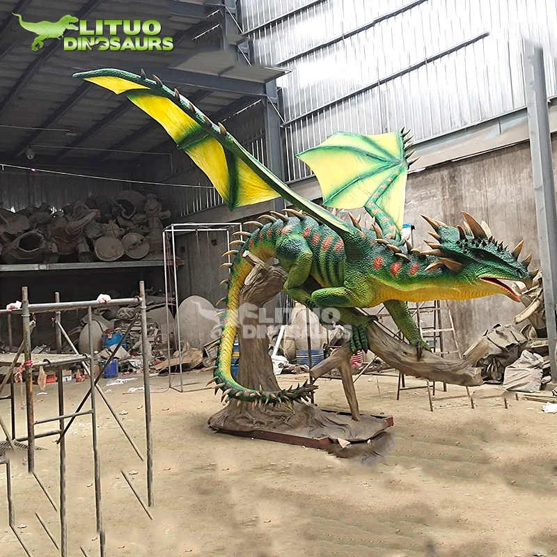 Full Size Realistic Animatronic Western Dragons| Alibaba.com