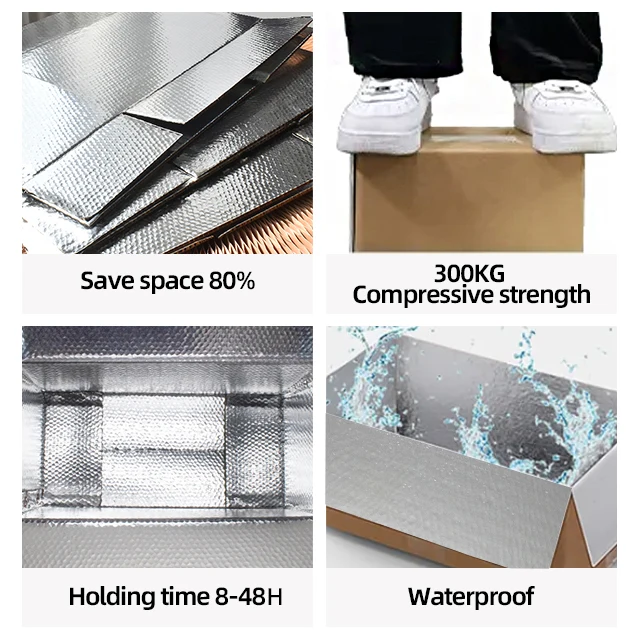 Insulated Food Cooler Packaging - Perfect for Frozen Shipping