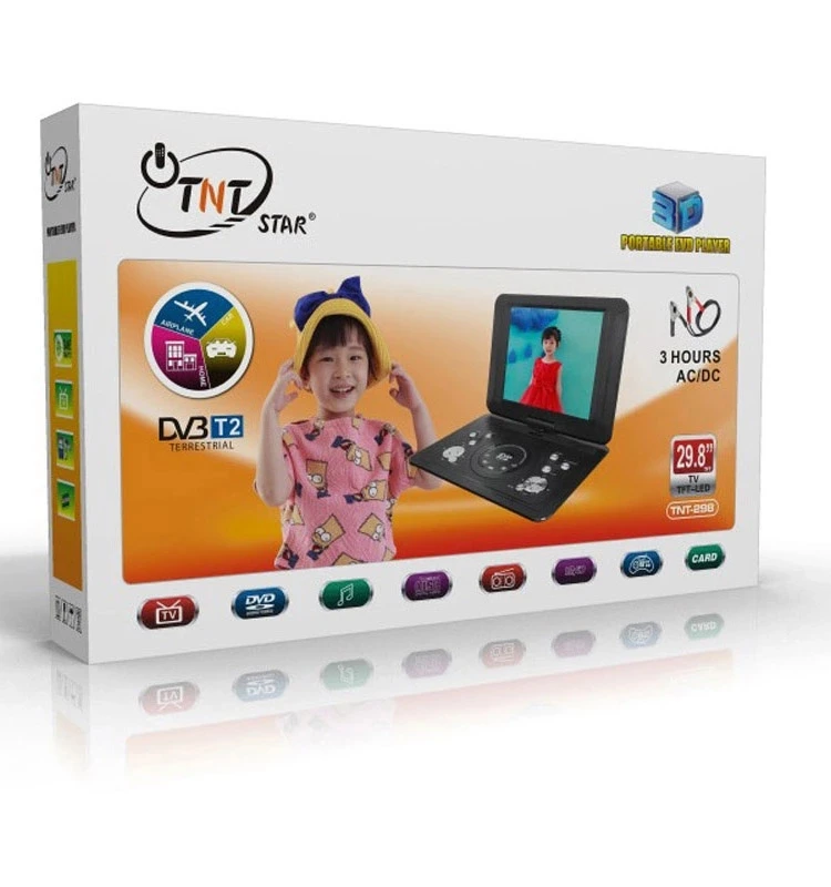 Tnt Star Tnt-298 Offre Spéciale,Lecteur Dvd Portable 29.8 Pouces Avec ...