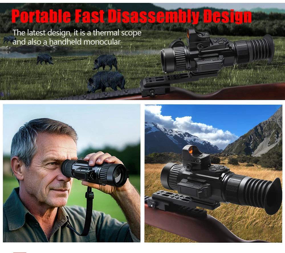 Thermal Imaging Scope with LRF - Ideal for Tactical & Outdoor