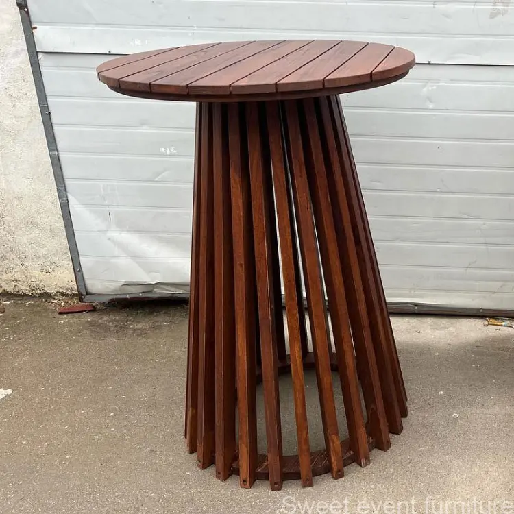 Factory Vintage Furniture Modern Design Slice up Solid Wood Round bar ...