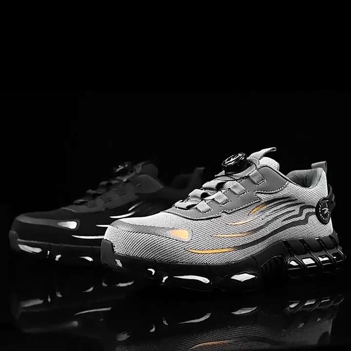 Men Fashion Industrial Steel Toe Work Construction Safety Shoes New ...