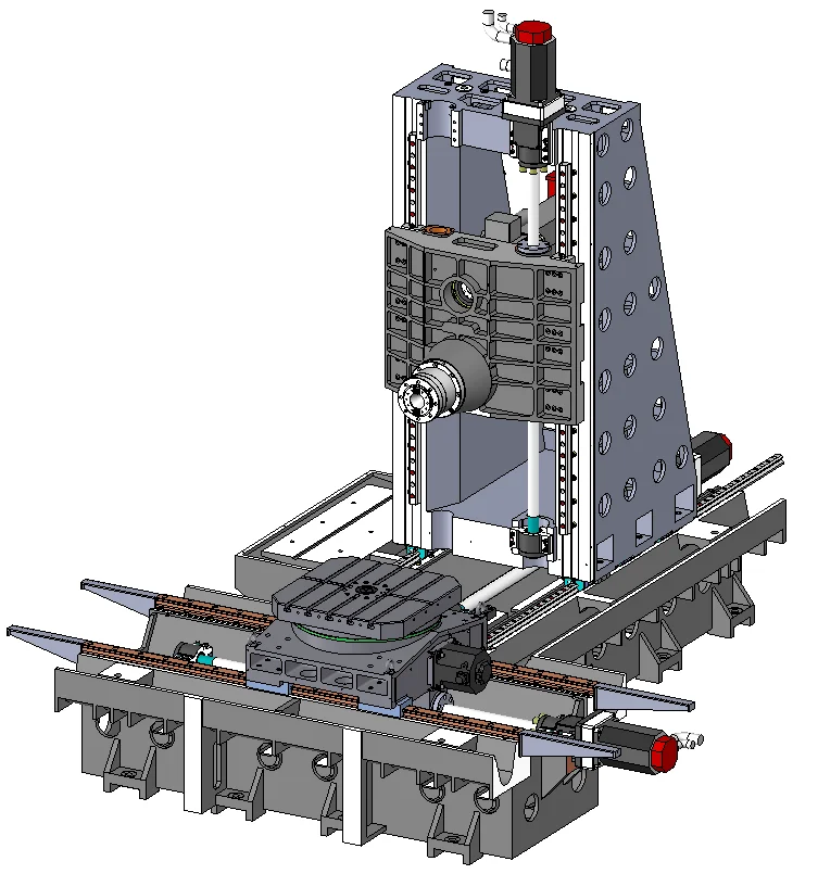 High Quality Yunnan Taizheng YTH63 Horizontal Machining Center the ...