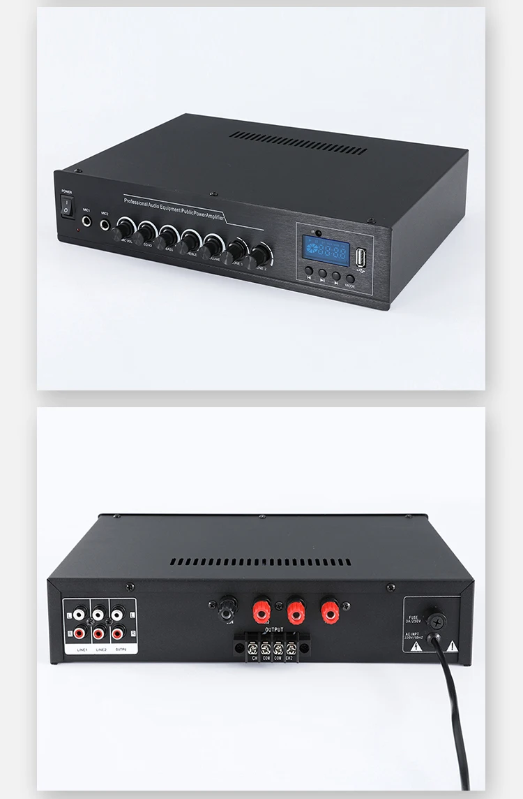 Pa System Mini Mixer Power Amplifier 60w With Usb,Mp3,Bt - Buy Audio Amplifier Amplifier Mp3 ...