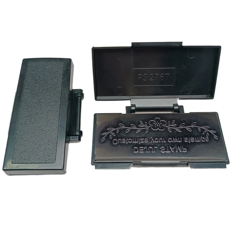 Portable Flash Inking Stamps Personilized Office Custom Logo Pocket ...