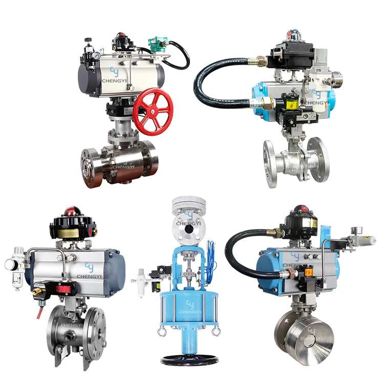 3-way Diverting and Converging Control Valve Diaphragm Pneumatic ...
