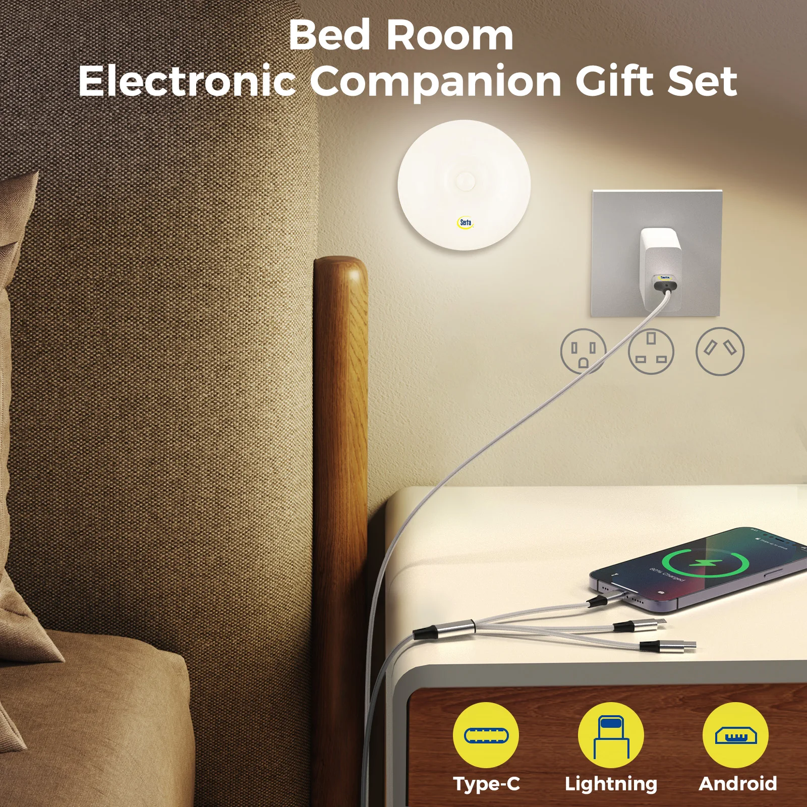 Creative Promotional Gift Set Business Birthday Wedding 3 In 1 Charging ...