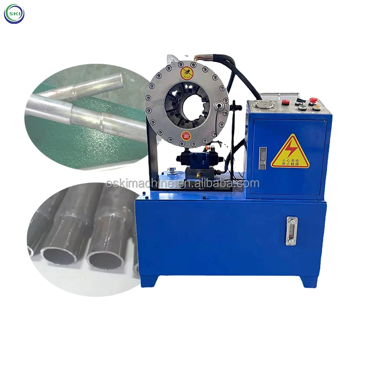 Automatic Steel Pipe Shrinking Machine Hydraulic Hose Pipe Crimping ...