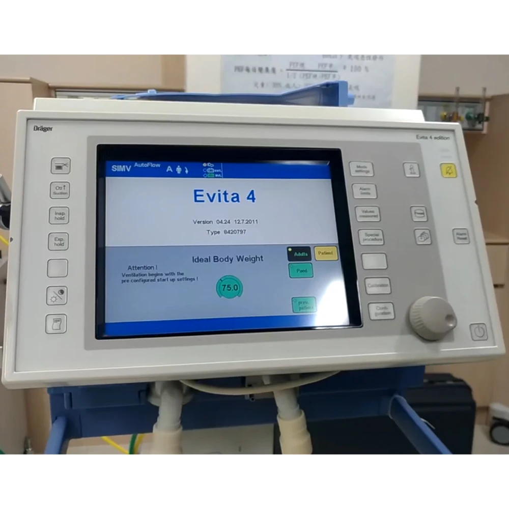 Used Evita 4 Ventilator for Intensive Care Unit Veterinary Equipment