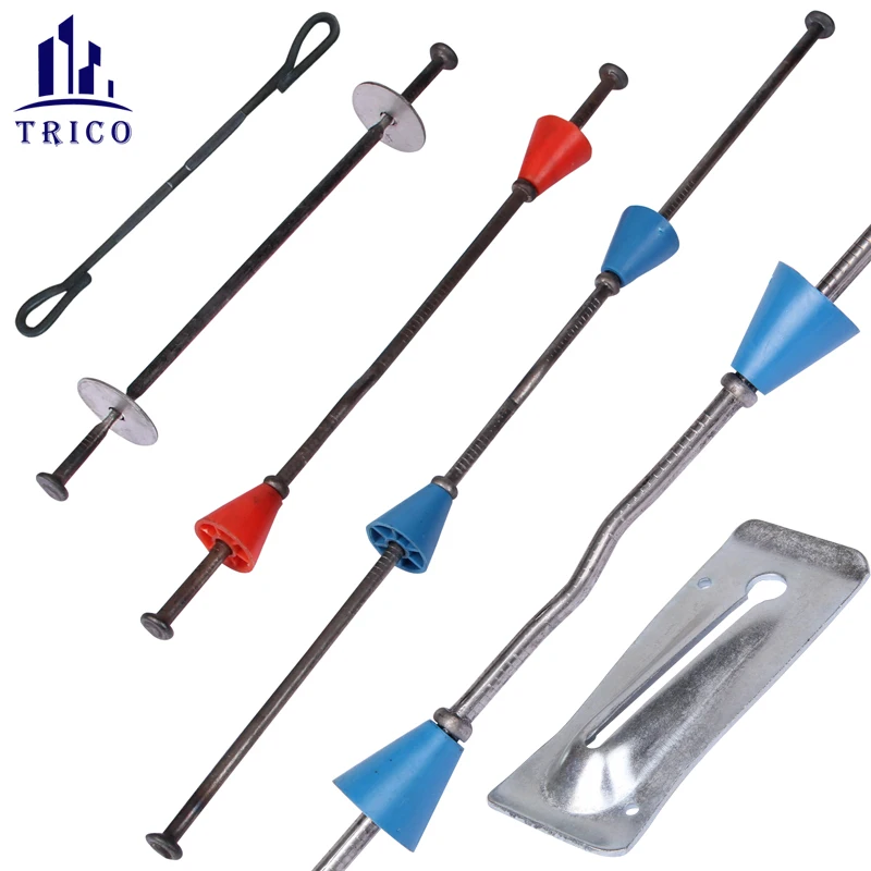 Concrete Formwork Plywood Form Snap Ties With Plastic Cone - Buy Snap ...