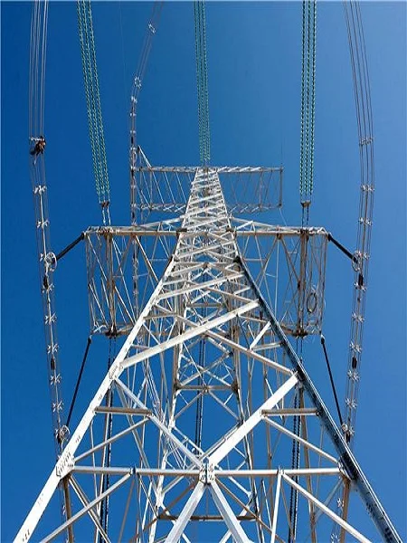 High Voltage Steel Transmission Line Tower - Customizable
