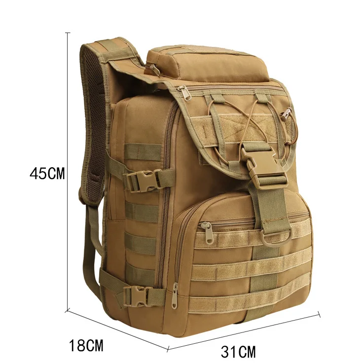 35L Tactical Molle Backpack with Polyester Lining External Frame Bug ...