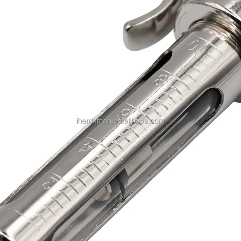 20ml Semi-Automatic Veterinary Syringe Continuous Stainless Steel ...