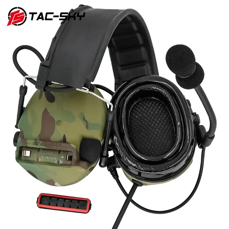 Ts Tac-sky Newest Detachable Headband Multicam Comtac Iii Hearing ...