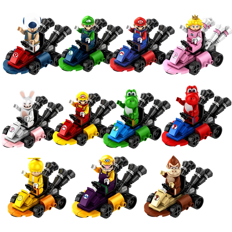 Kf6186a Super Mario Bros Game Character Luigi Orangutan Wario Peach ...