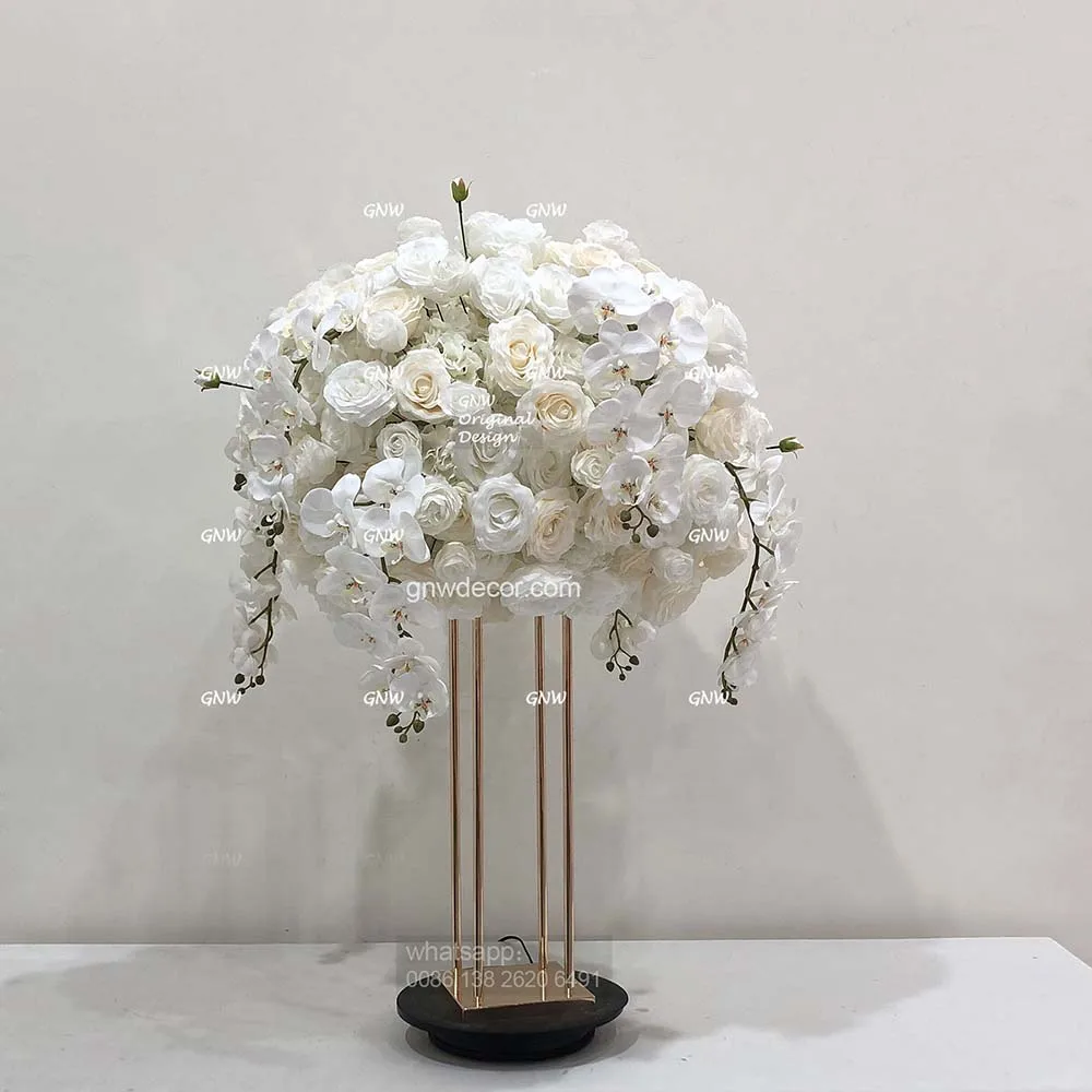 GNW Table Decorative Centerpiece 3D Artificial Flower Arrangements for ...