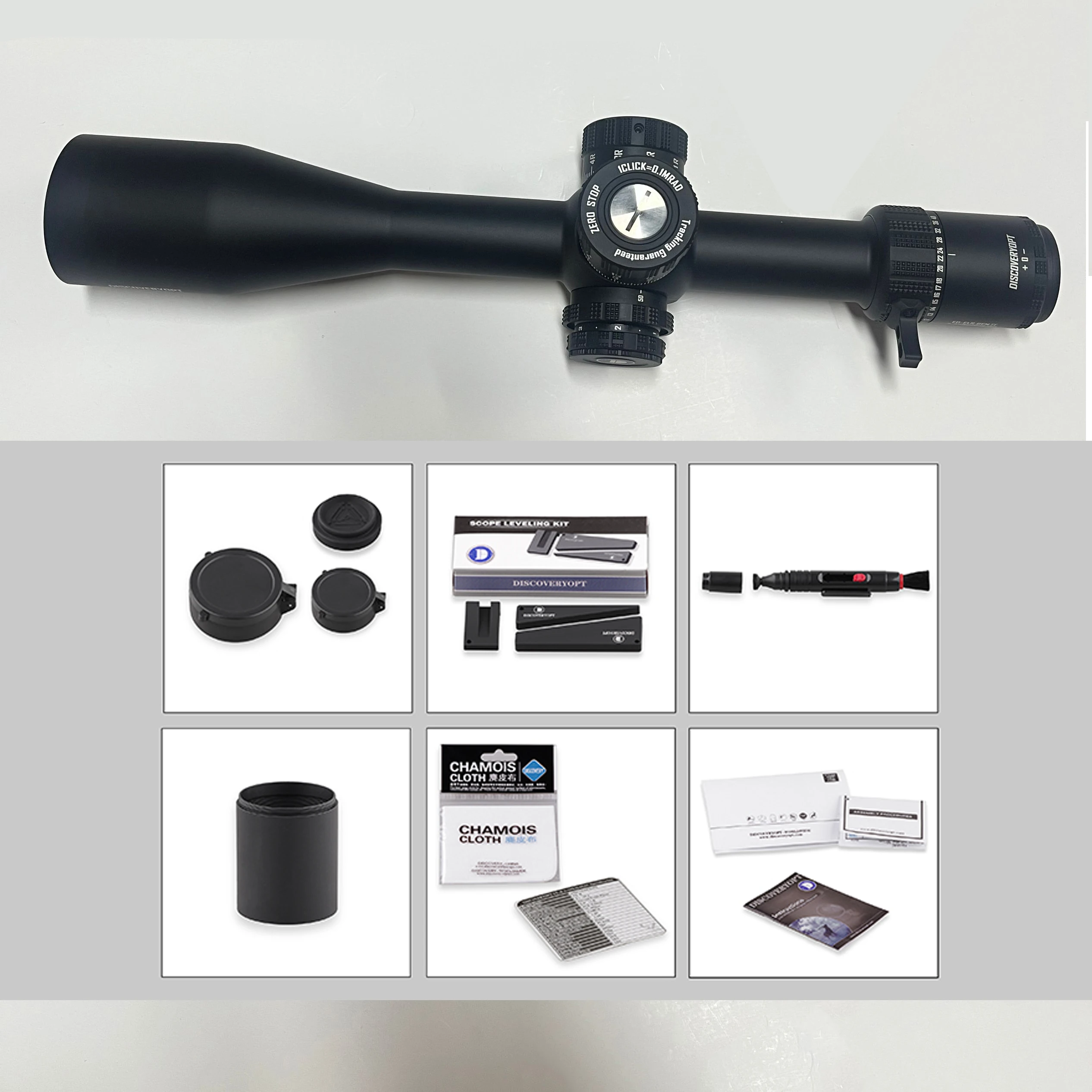 DISCOVERYOPT 1000G Shockproof Spotting Scope - MRAD Reticle