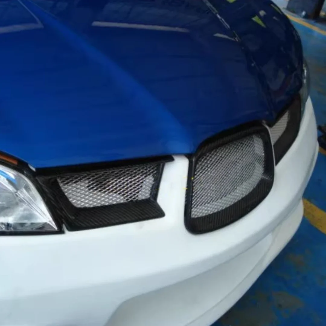 Carbon Fiber Grill Mask Grid Radiator Grille For Subaru Impreza 9th ...