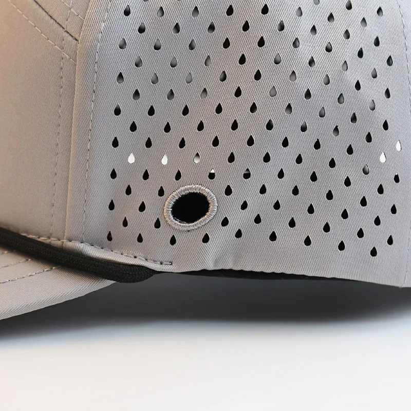 HS51 Custom Oem Design Rope 5 Panel Sport Hat Embroidery Pvc Logo ...