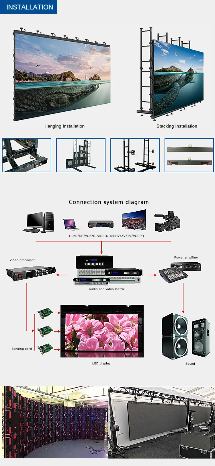 3d Stage Curved High Resolution Led Video Wall Panel P2.9 P3.9 4.8mm ...